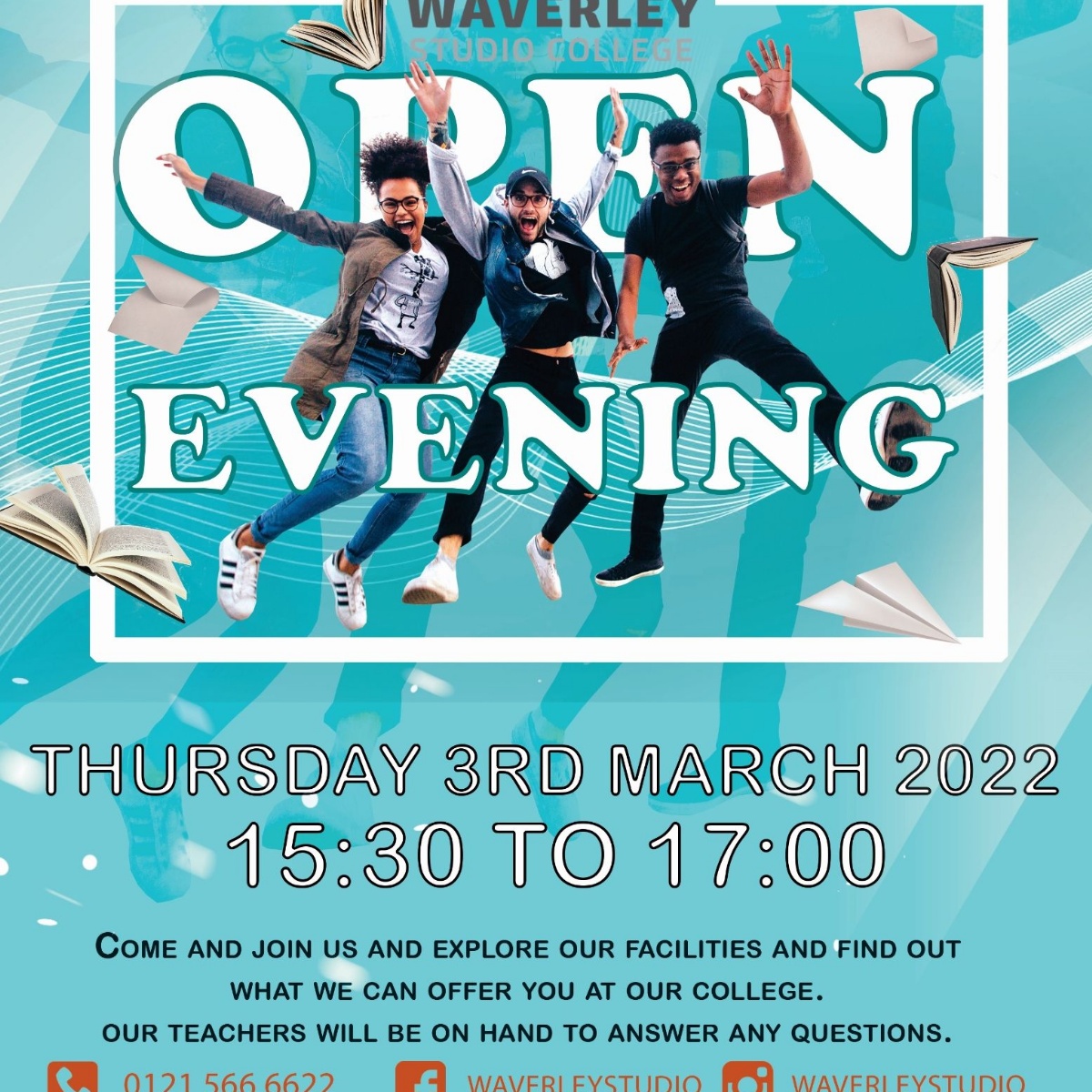 Waverley Studio College - Open Evening - Thursday 3rd March 2022