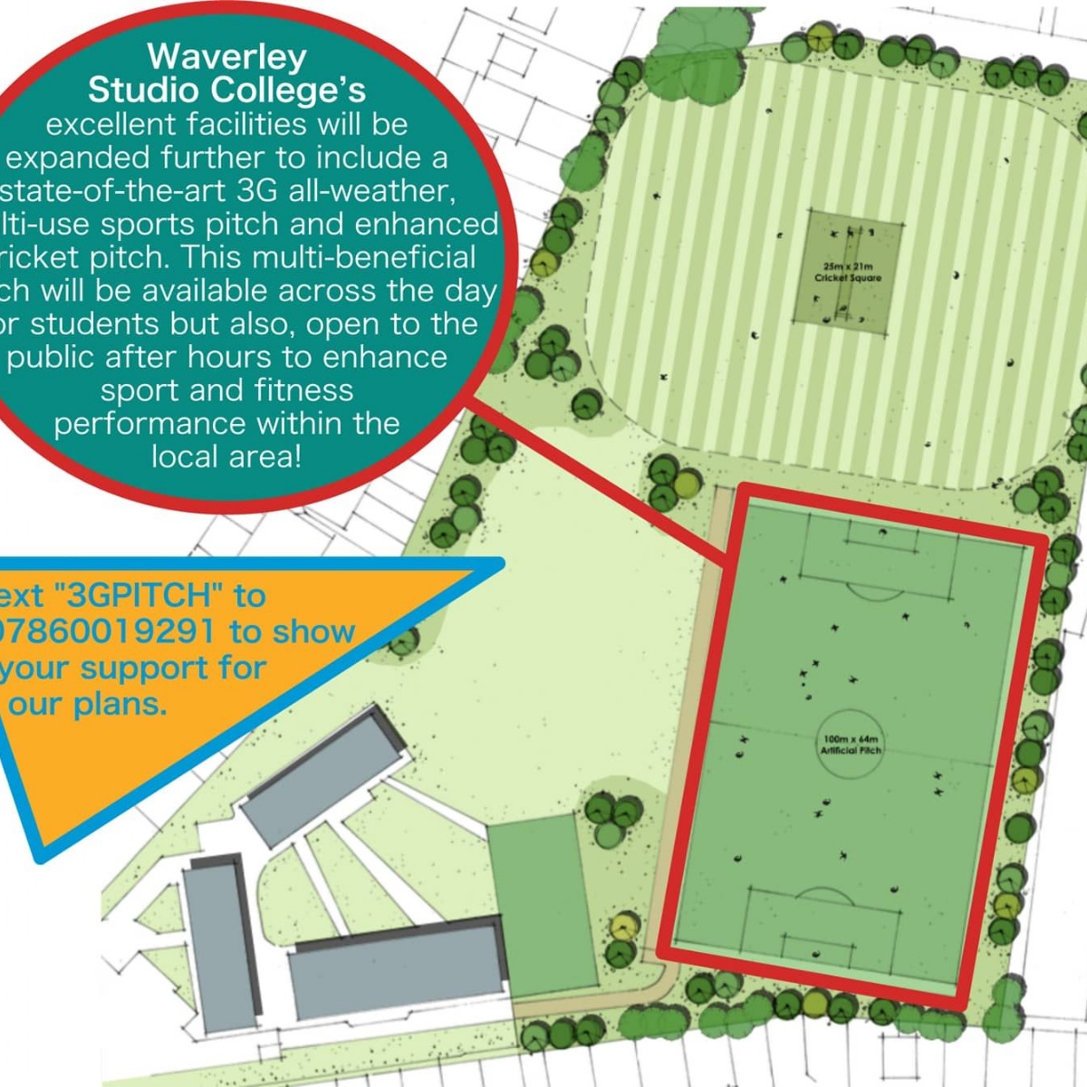 Waverley Studio College - A Brand New 3G Football Pitch