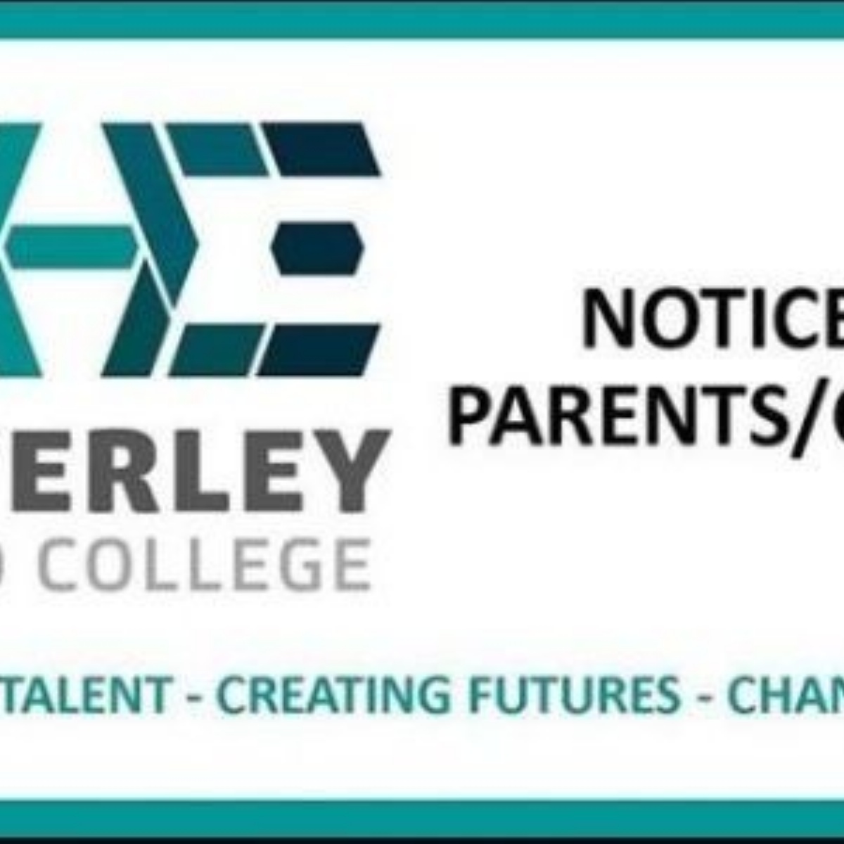Waverley Studio College - Punctuality to College Letter